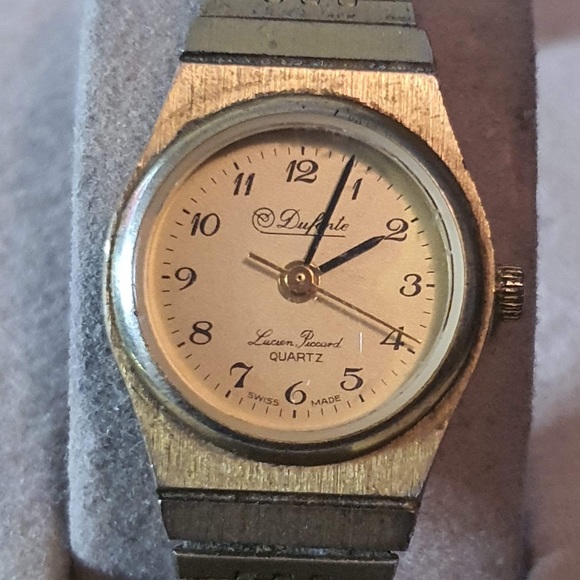 Accessories | 120 Vintage Dufonte Lucien Piccard Goldtone Womens Watch ...